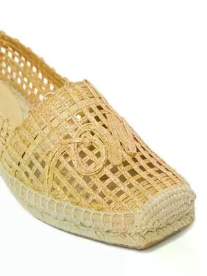 Max Mara Woven Espadrille Flats