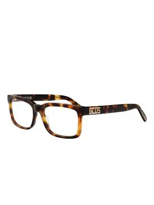 Gcds Logo-plaque Rectangle-frame Glasses