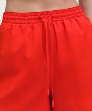 Lululemon Pace Rival High-rise Short 3" With Drawstring And Pockets - Cherry Ember