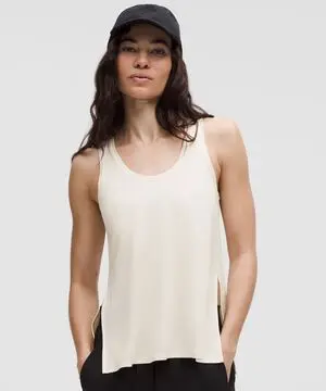 Lululemon Lululemon Silkyappeal Side-Slit Tank Top Light Ivory