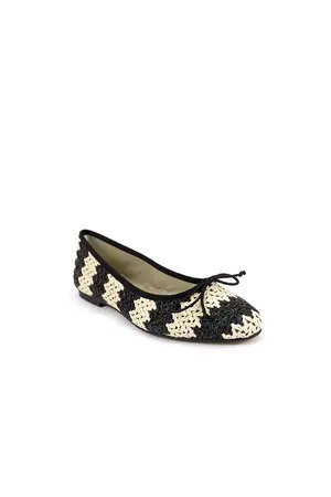 MENINA STEP Patricia Raffia Ballerinas