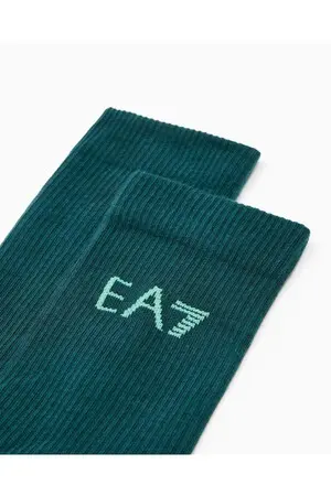 EA7 Stretch-cotton Blend Socks - Green