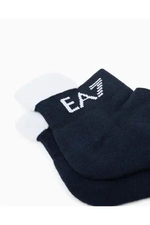 EA7 Tennis Pro Cotton-blend Ankle Socks