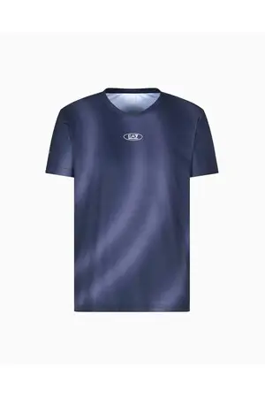 Emporio Armani Ea7 Tennis Pro Crew-neck T-shirt - Blue