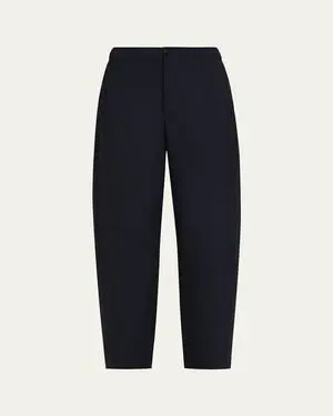 Marni Elastic Waistband Straight-leg Trousers