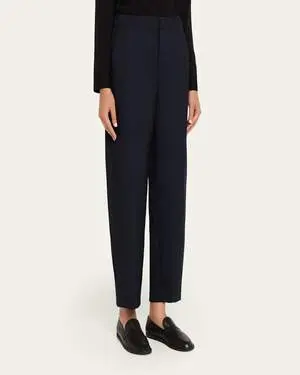 Marni Elastic Waistband Straight-leg Trousers