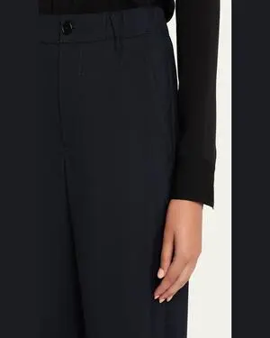 Marni Elastic Waistband Straight-leg Trousers