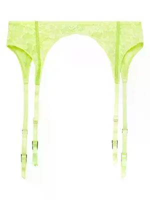 FLEUR DU MAL Le Stretch Garter Belt - Green