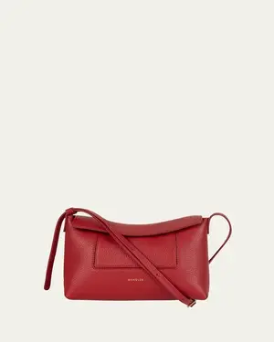 WANDLER Penelope Mini Slouch Leather Shoulder Bag - Lipstick Crust
