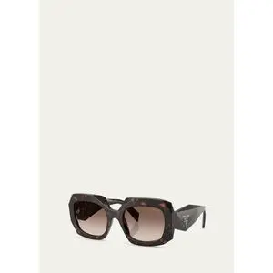 Prada Acetate Square Sunglasses - Tortoise