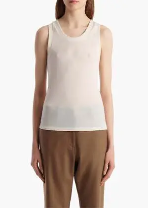 Khaite Isha Tank Top - Cream