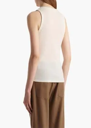 Khaite Isha Tank Top - Cream