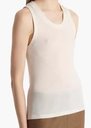 Khaite Isha Tank Top - Cream