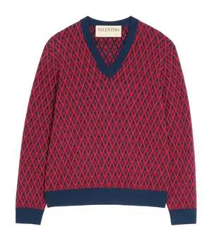 Valentino Garavani Graphic Sweaters For Men