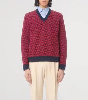 Valentino Garavani Wool Toute La V Sweater