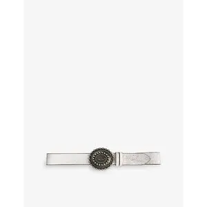 Zadig&Voltaire Santa Fe Leather Belt - White