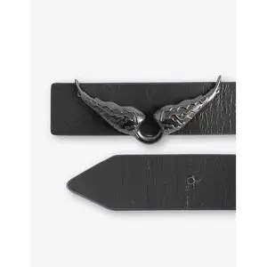 Zadig&Voltaire Rock Reversible Leather Belt - Road