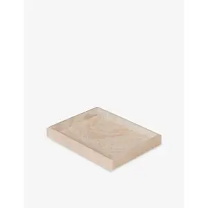 FERM LIVING Mist Resin Tray 20cm - Pearl