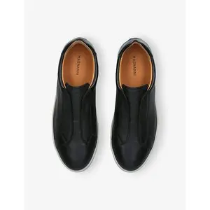 Magnanni Laceless Leather Low-top Trainers
