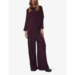 LEEM Batwing-sleeve Knitted Jumper