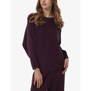 LEEM Batwing-sleeve Knitted Jumper