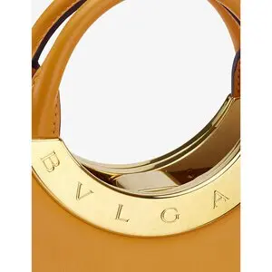 BVLGARI Roma Small Leather Top-handle Bag