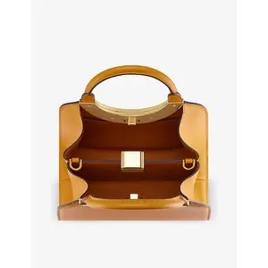 BVLGARI Roma Small Leather Top-handle Bag
