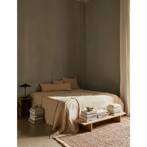 FERM LIVING Square Nettle And Cotton Cushion 50cm X 50cm