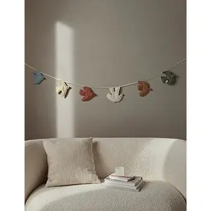 FERM LIVING Square Nettle And Cotton Cushion 50cm X 50cm