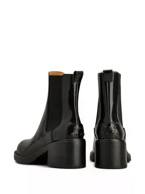 TOD'S Leather Chelsea Boots - Black