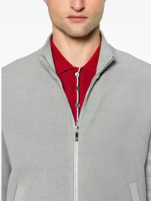 Thom Browne 4-bar Zip-up Sweatshirt