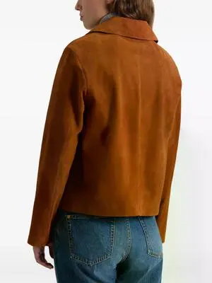 Woolrich Light Suede Jacket - Orange