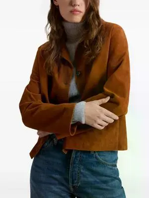 Woolrich Light Suede Jacket - Orange