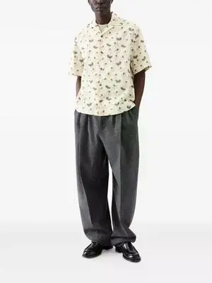 Jacquemus Floral-print Short-sleeve Shirt