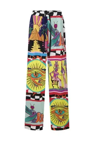 JE TE VEUX Egypt Print Pant