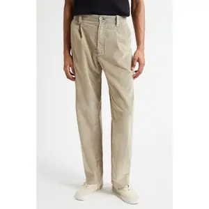 THE ELDER STATESMAN Pleated Corduroy Trousers