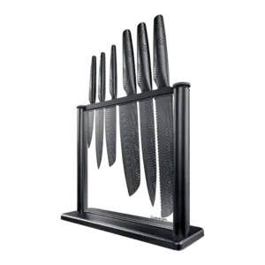 CUISINE::PRO® Id3® Samurai 7-piece Gozen Knife Block - Black
