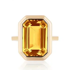 Goshwara Manhattan Cocktail Ring - Yellow