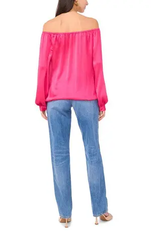 Vince Camuto Off The Shoulder Tie Hem Top