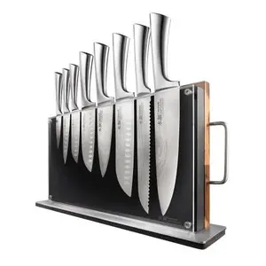 CUISINE::PRO® Damashiro® Bodo 10-piece Knife Block With Cutting Board