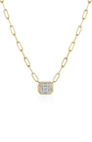 Kwiat Starburst Diamond Pendant Necklace - Gold