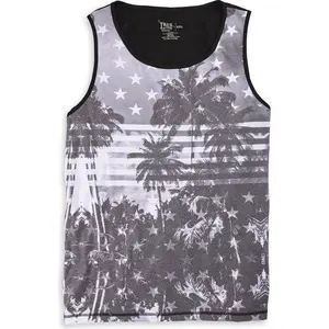 TRUE NATION BY DXL Sleeveless Graphic T-shirt - Black