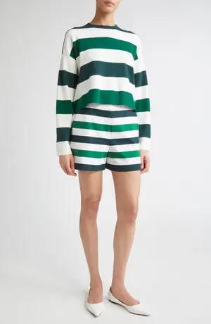 Max Mara Jesone Stripe Milano Knit Sweater