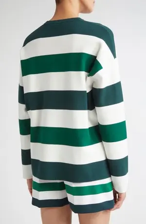 Max Mara Jesone Stripe Milano Knit Sweater