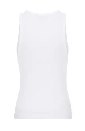 JE TE VEUX Embroidered Tank Top