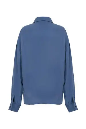 JE TE VEUX Linen Ocean Shirt