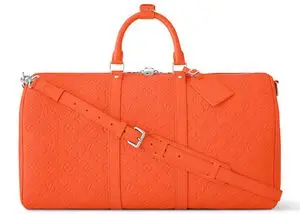 LOUIS VUITTON Keepall Bandouliere 50 Taurillon Colormania - Orange