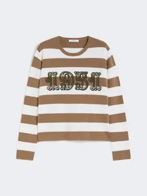 Max Mara Embroidered Wool Sweater