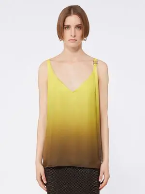 Max Mara Ombré Silk Lingerie Top