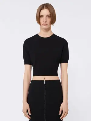 Max Mara Boxy Short Sleeve Sweater